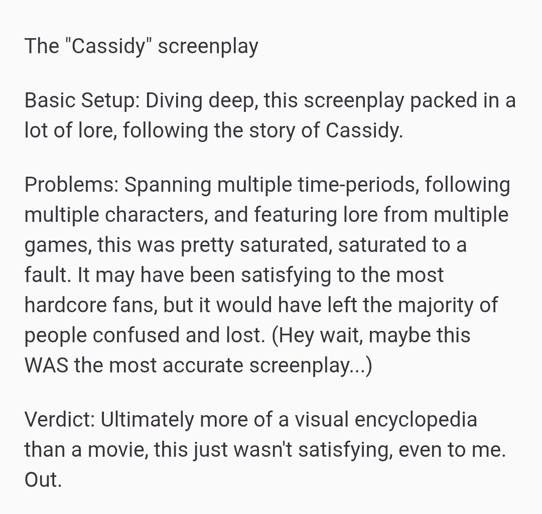 Oh my god it IS the Cassidy script since no other script matches *games ...