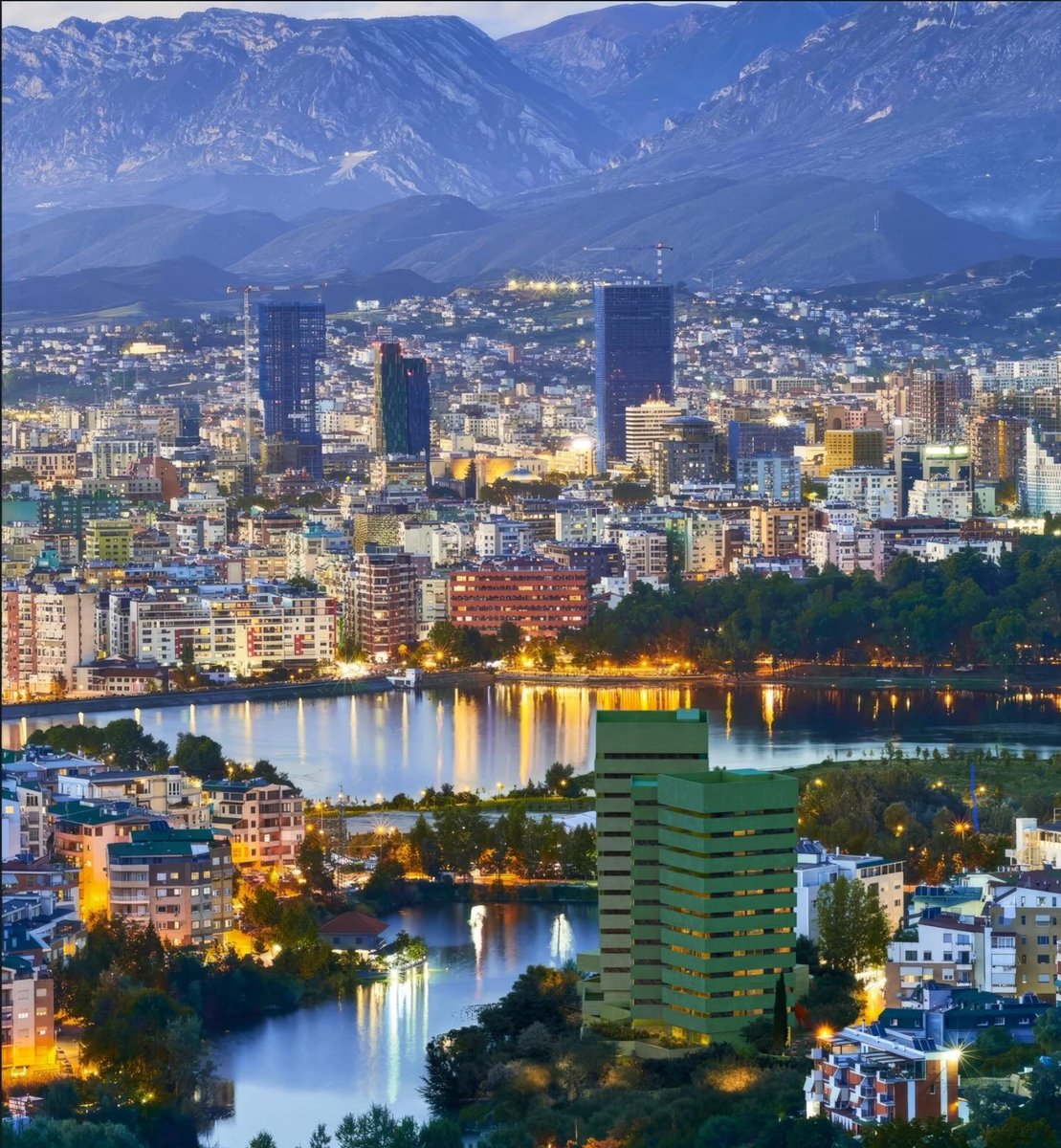 Tirana, Albania, is rapidly transforming into a "Manhattan of the ...