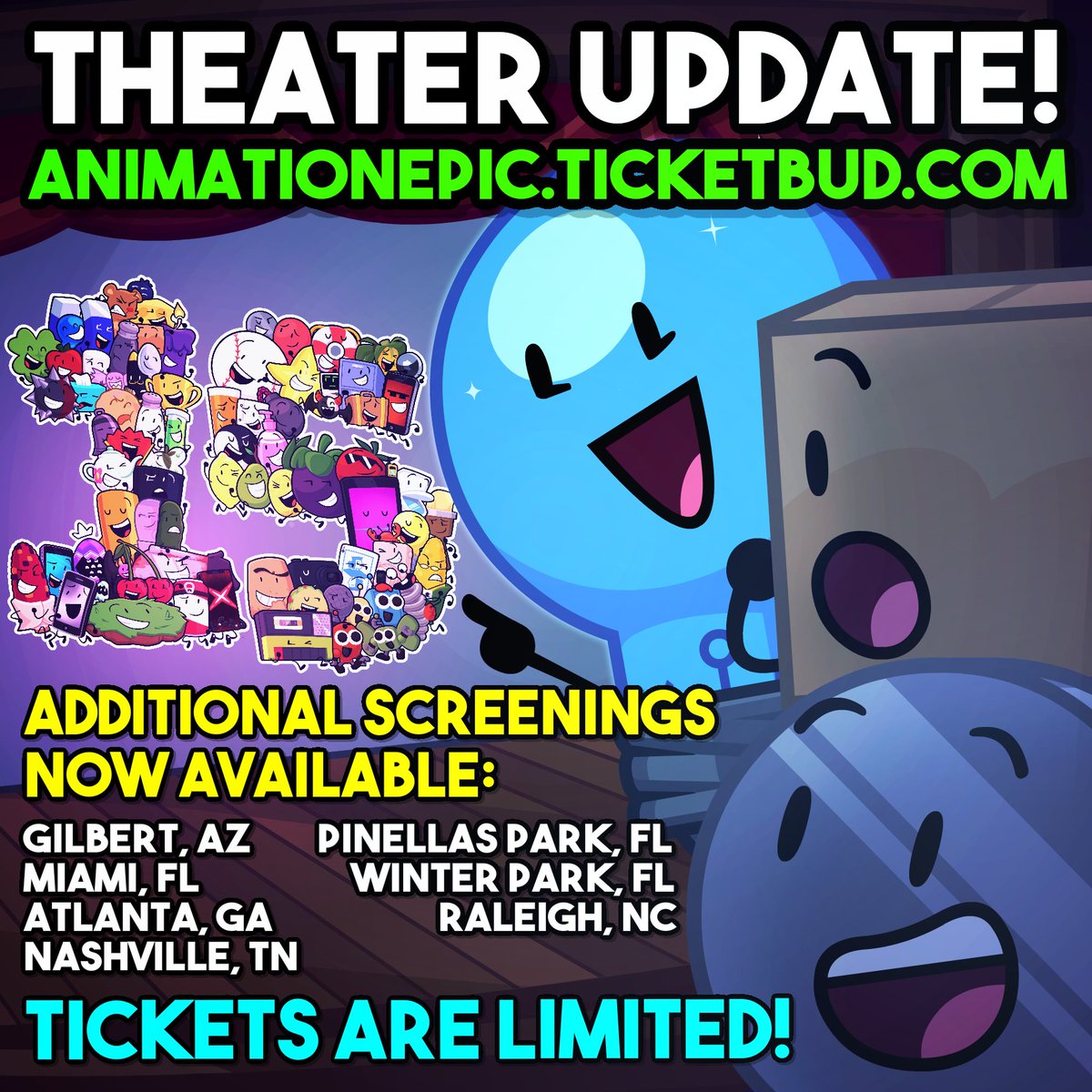 BFDI x Inanimate Insanity 2026 Tour Updates (@BFDIxIITour_Upd) / Posts / X