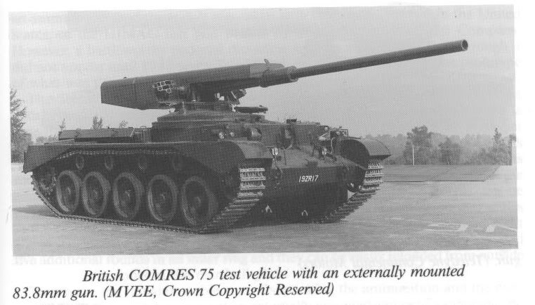 Today's "Odd Tank" is the 🇬🇧 British 'COMRES 75' Built in the 1960's ...
