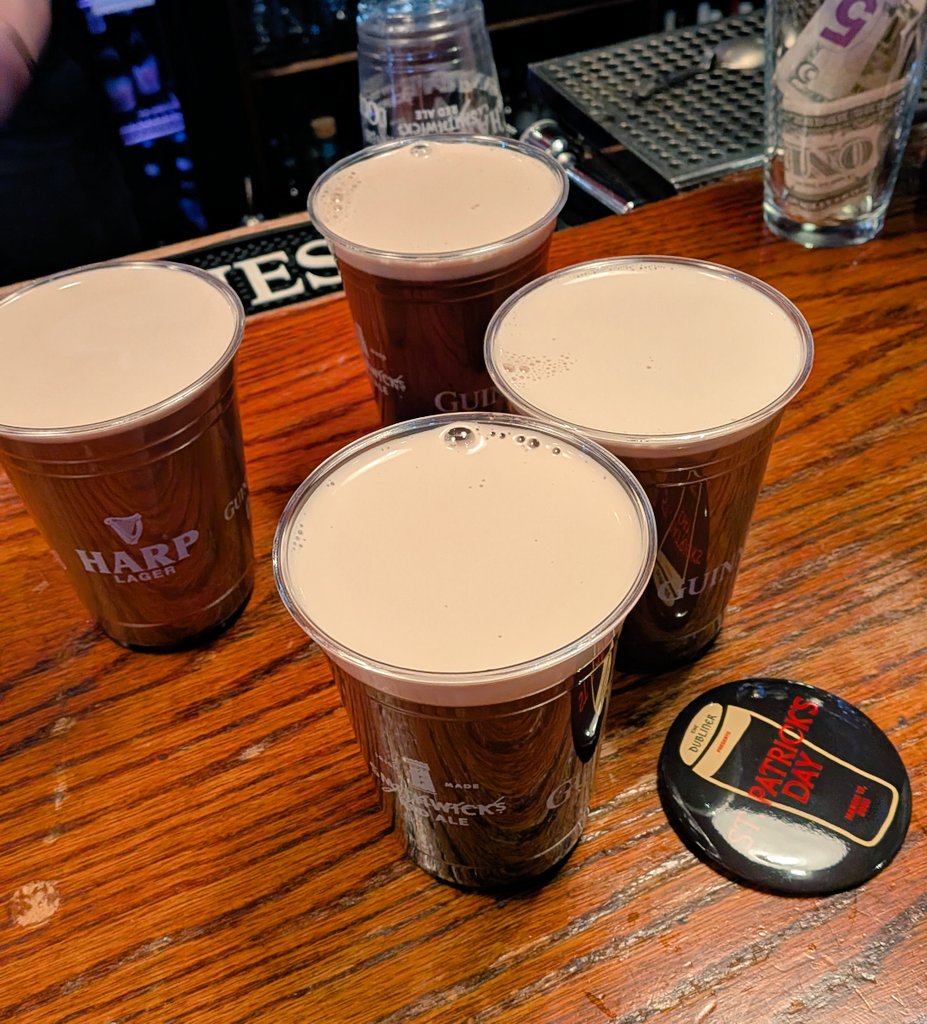 Had a couple 52 cent Guinness (after $10 cover) for breakfast at ...