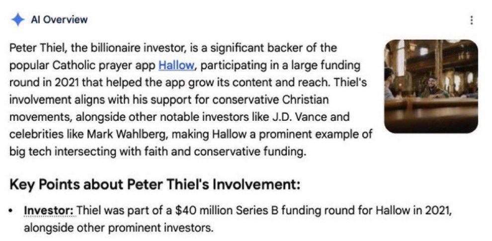 Thats fascinating & makes so much sense, especially since Thiel & Vance ...