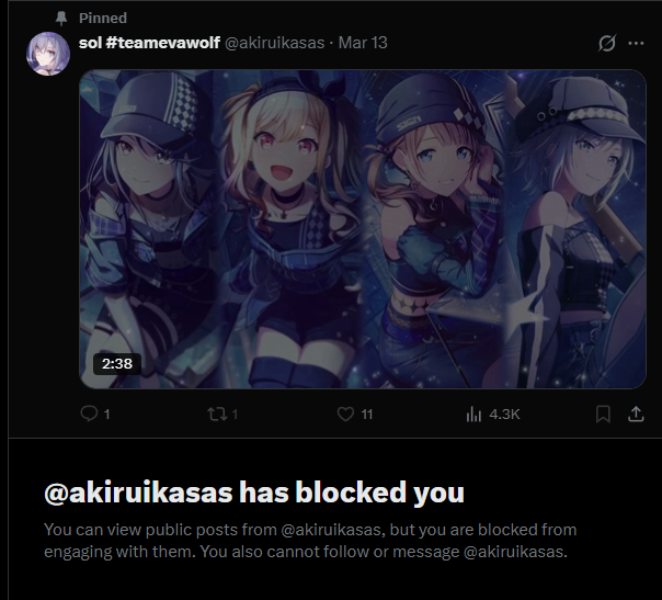CROOMF BLOCKED ME