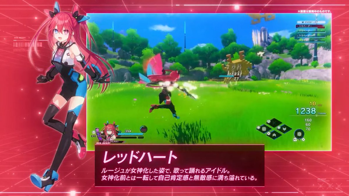 Neptunia Unlimited new characters (1/2) -Rouge, guardian of Lowee but ...