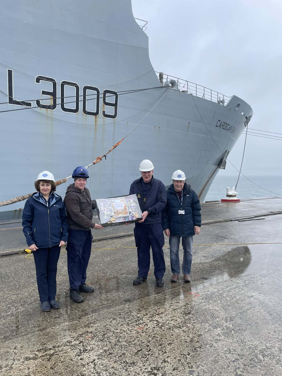 RFA Cardigan Bay alongwith other RFA & RN vessels within Falmouth ...