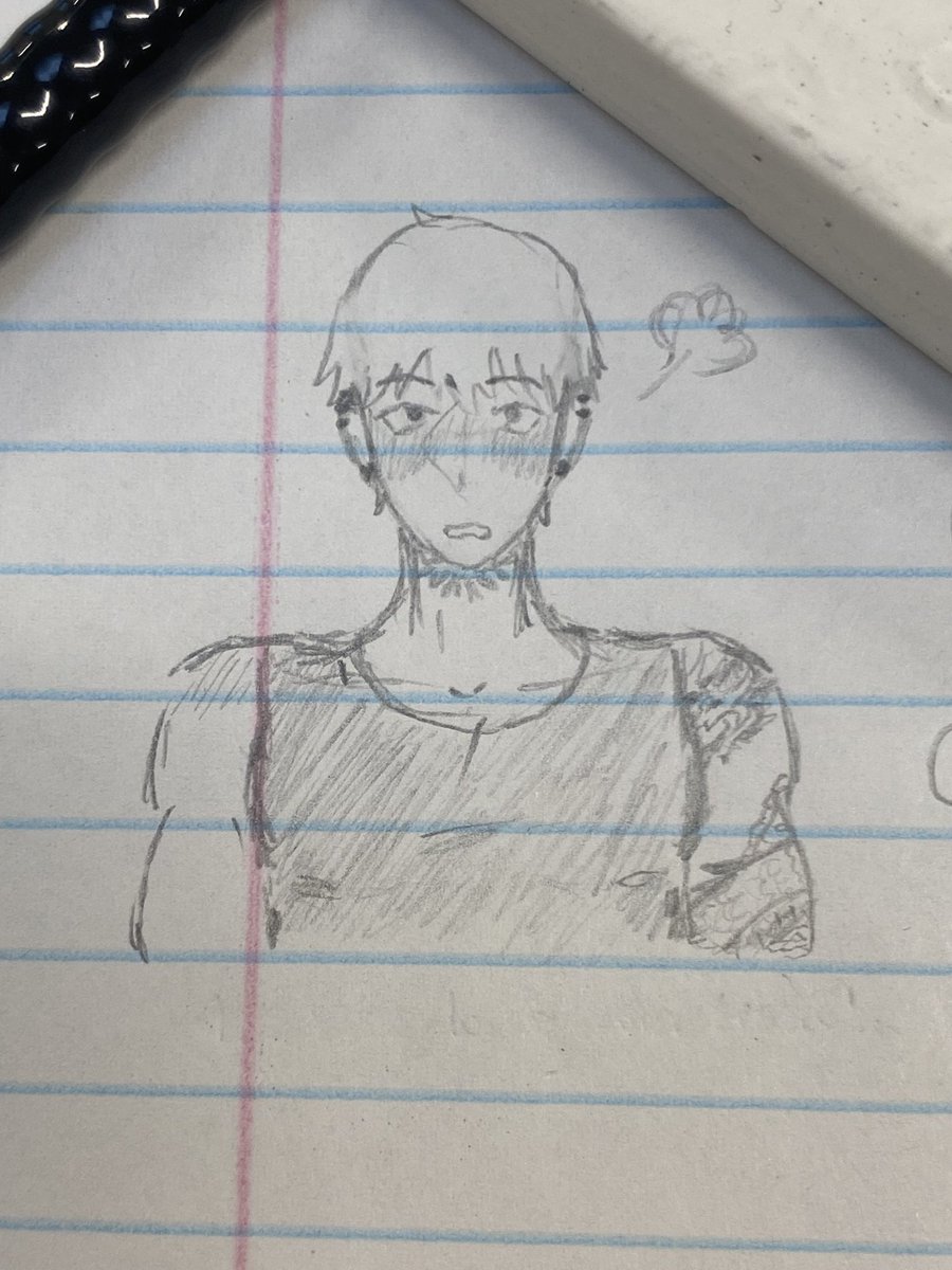 Assustado e com tesão~ A small sketch of Mike while we wait for episode ...