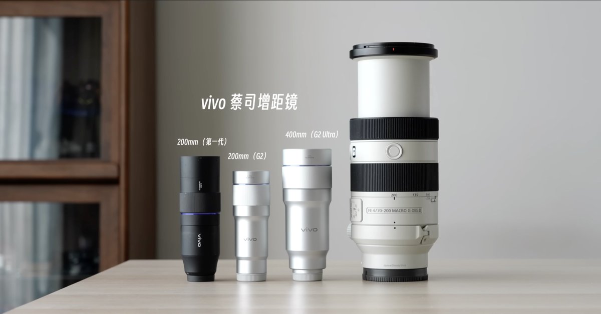 Vivo 400mm G2 Ultra teleconverter 🆚 Oppo 300mm teleconverter size ...