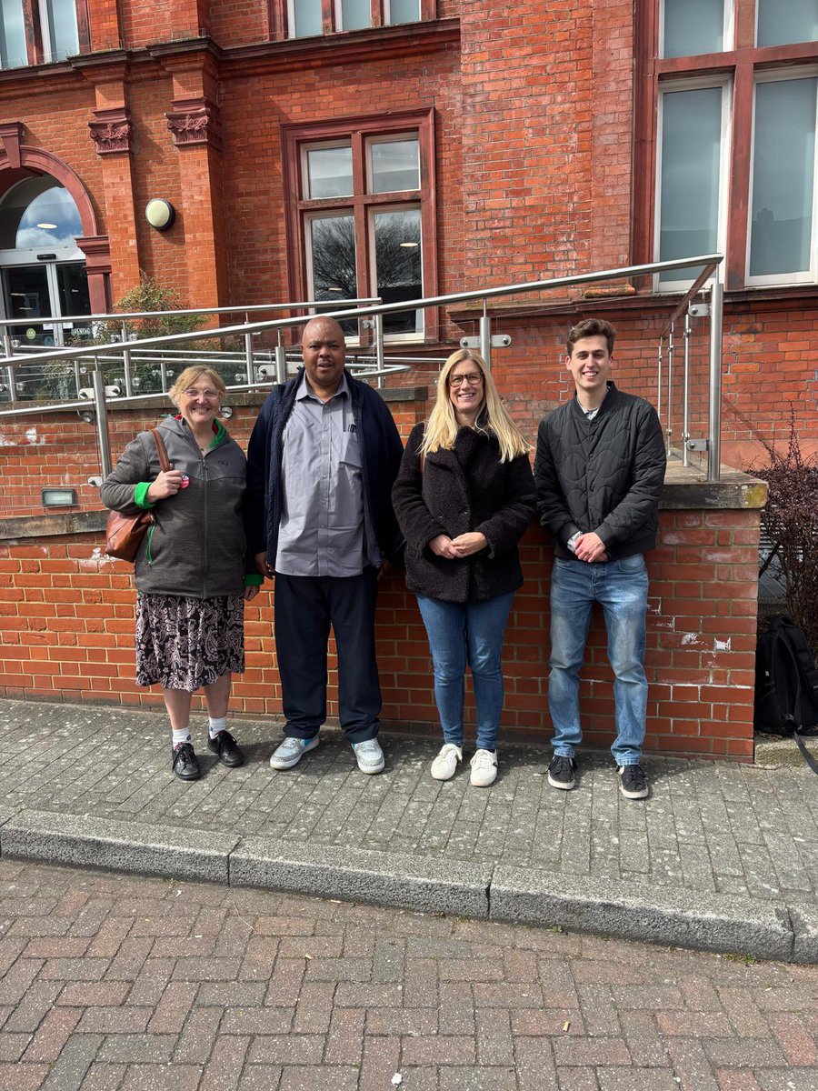 Great to be out in Forest Hill today with our brilliant candidates ...