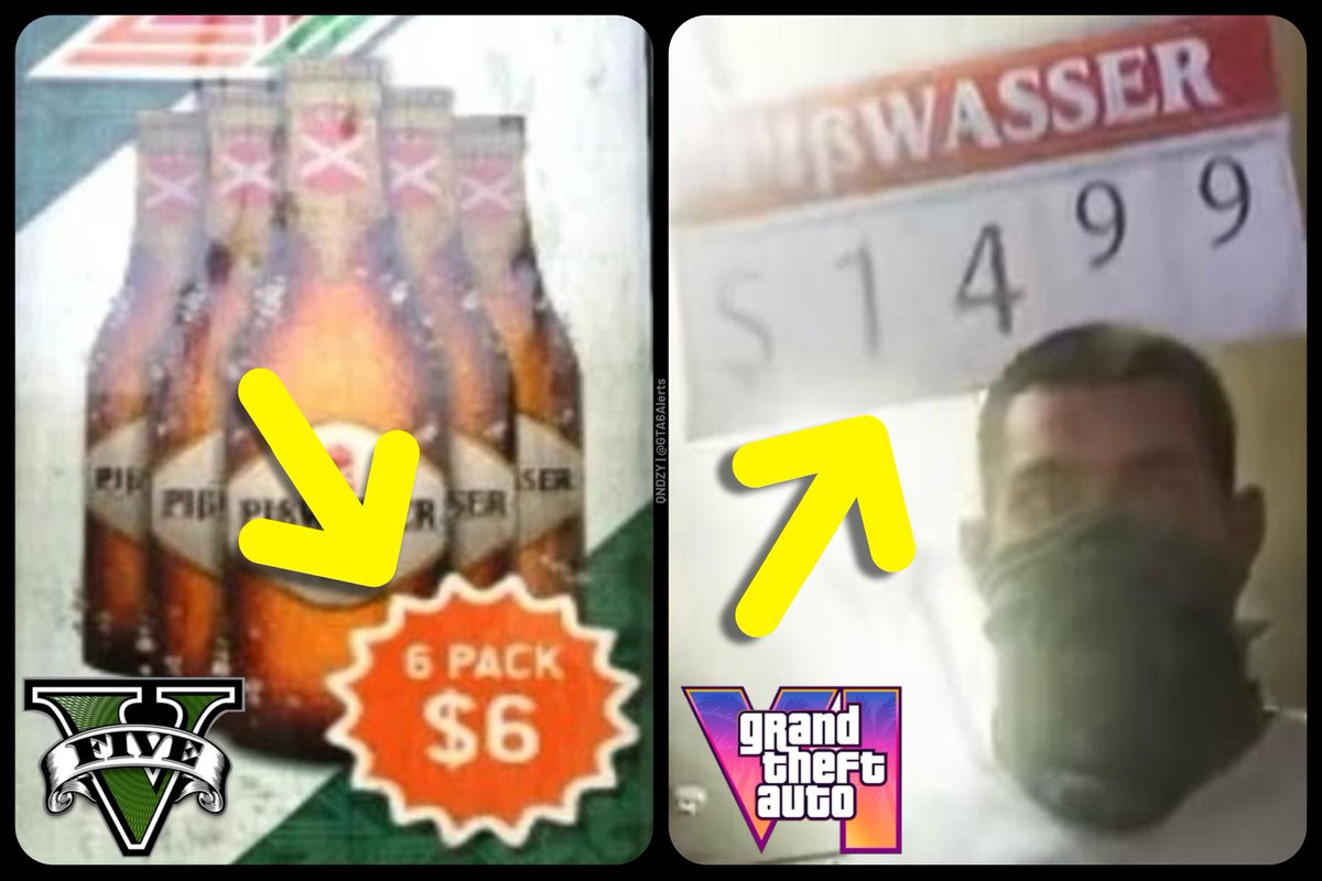 From GTA 5 to GTA 6, the inflation rate is over 100% 😭 Rockstar's gonna ...