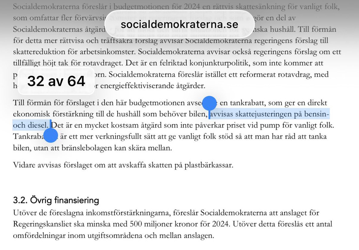 Efter valet har regeringen sänkt skatten på bensin och diesel tre ...