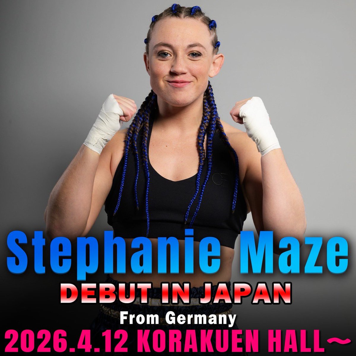 Starting at Korakuen Hall on April 12th Stephanie Maze's participation ...