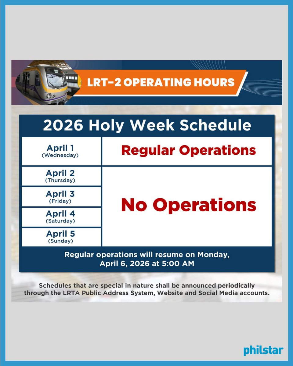 PLAN AHEAD THIS HOLY WEEK 🚊 Traveling in Metro Manila? Know the ...