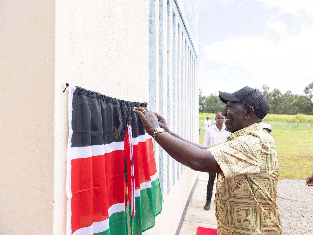 Today, we commissioned the Piny-Owacho Level 3 Hospital, Uriri ...