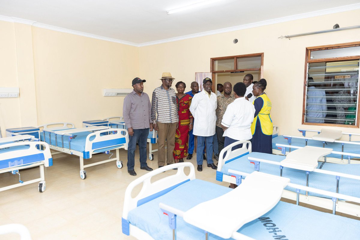 Today, we commissioned the Piny-Owacho Level 3 Hospital, Uriri ...