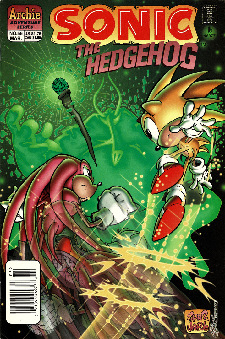 Mega Mammoth Mogul! The cover for Archie's 'Sonic The Hedgehog' comic ...