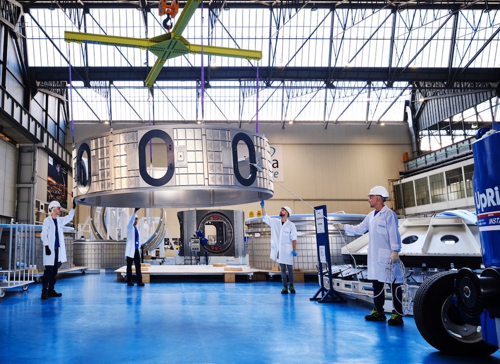 One of the most challenging aspects of building a space station is ...