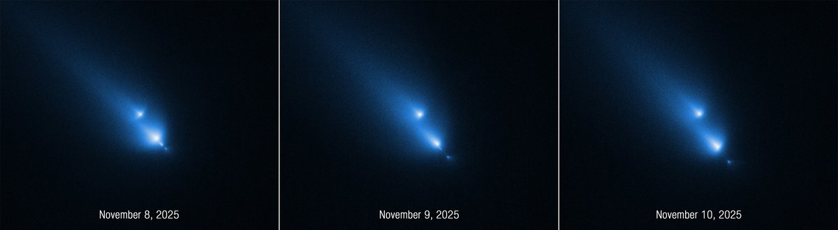 Oof, awkward! @NASAHubble accidentally caught a breakup while studying ...