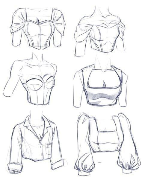 How to draw clothes that actually fit the body. ️🔥