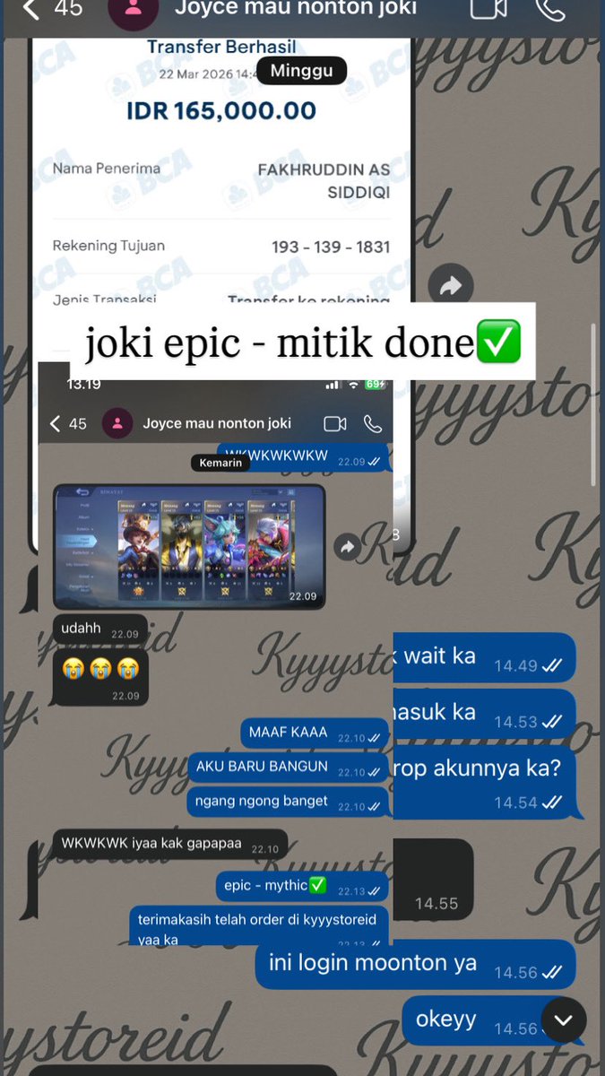 Fakhruddin | JOKI ML (@fakhruddinass) / Posts / X