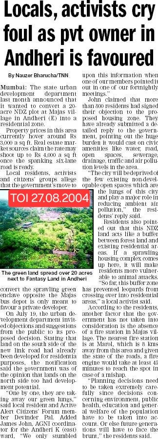 Oberoi Splendor, JVLR Oberoi School, JVLR The site of much greening in ...