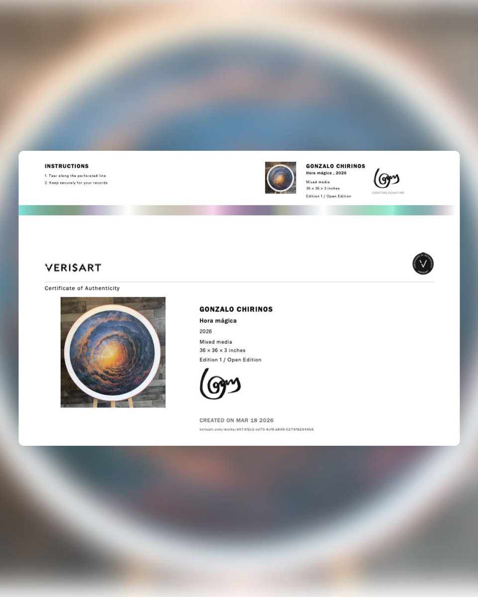 Verisart (@verisart) / Posts / X