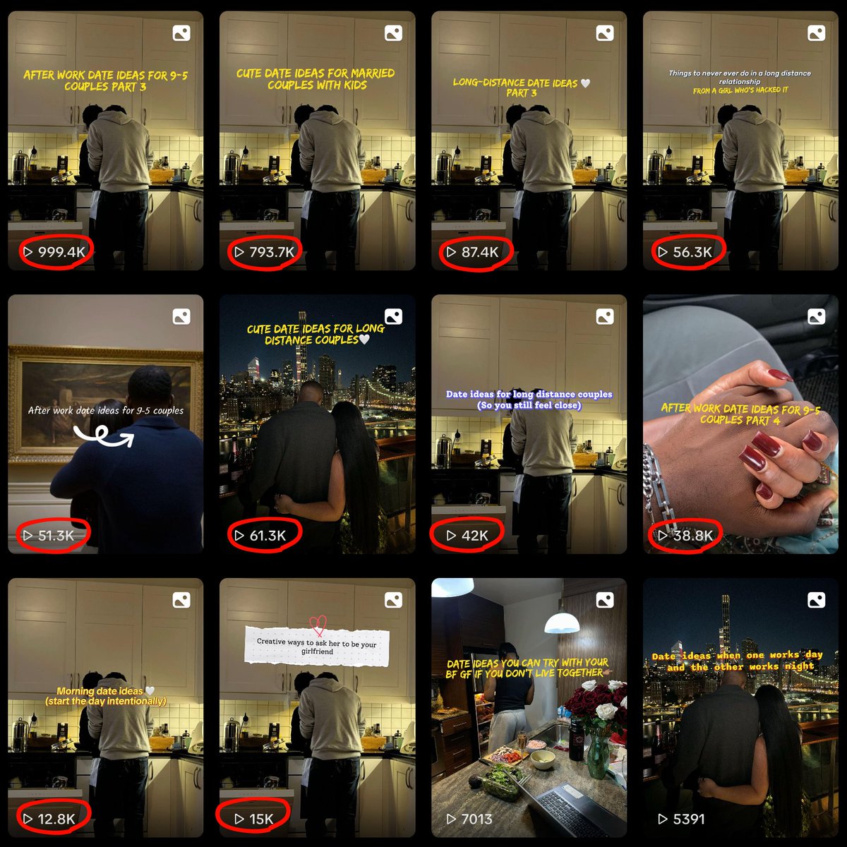 This is how you get 1M+ views marketing a couples app → AI photos (no ...