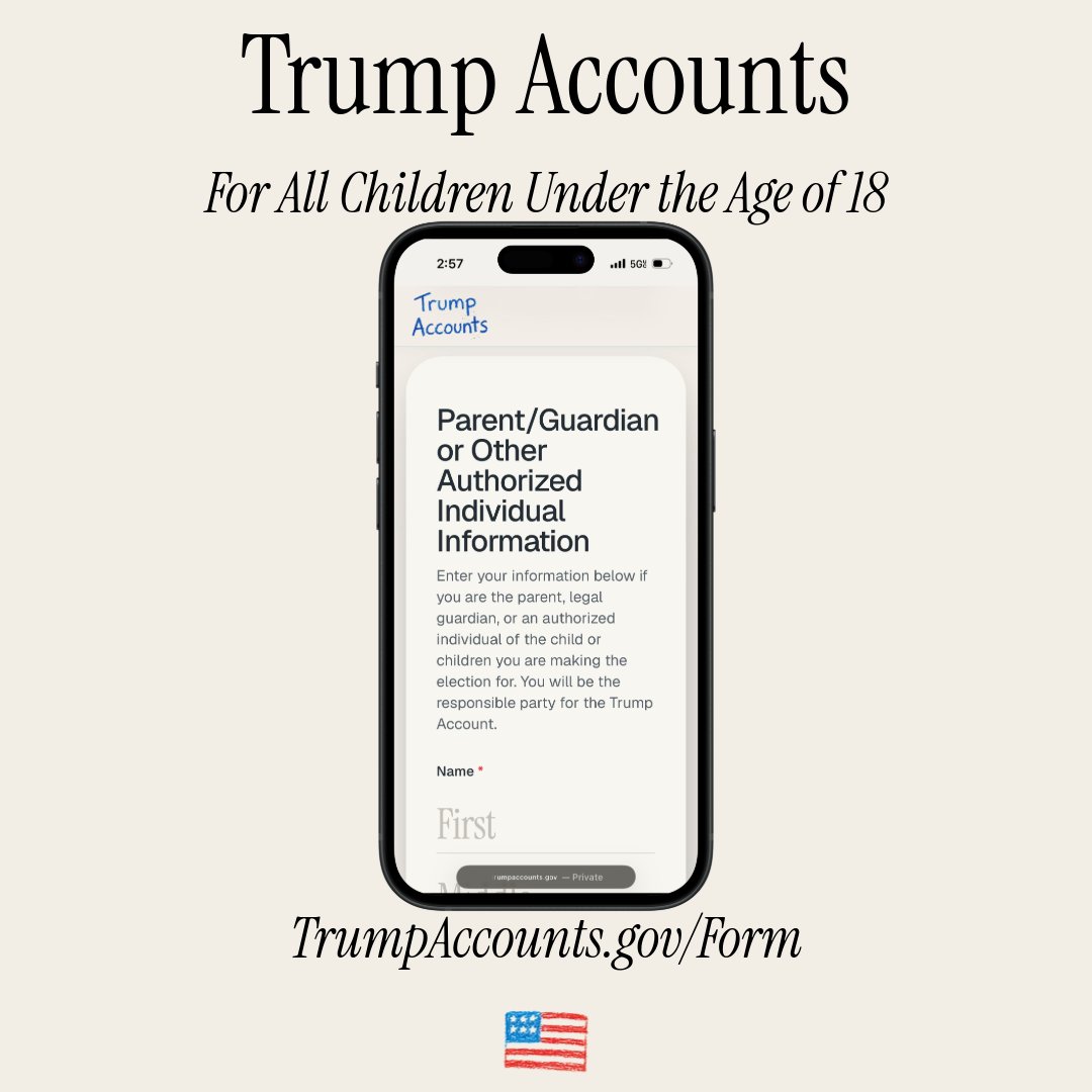 Trump Accounts (@TrumpAccounts) / Posts / X