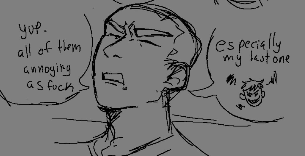 Variety of drawings today. Also offering my lil scott pilgrim au for ...