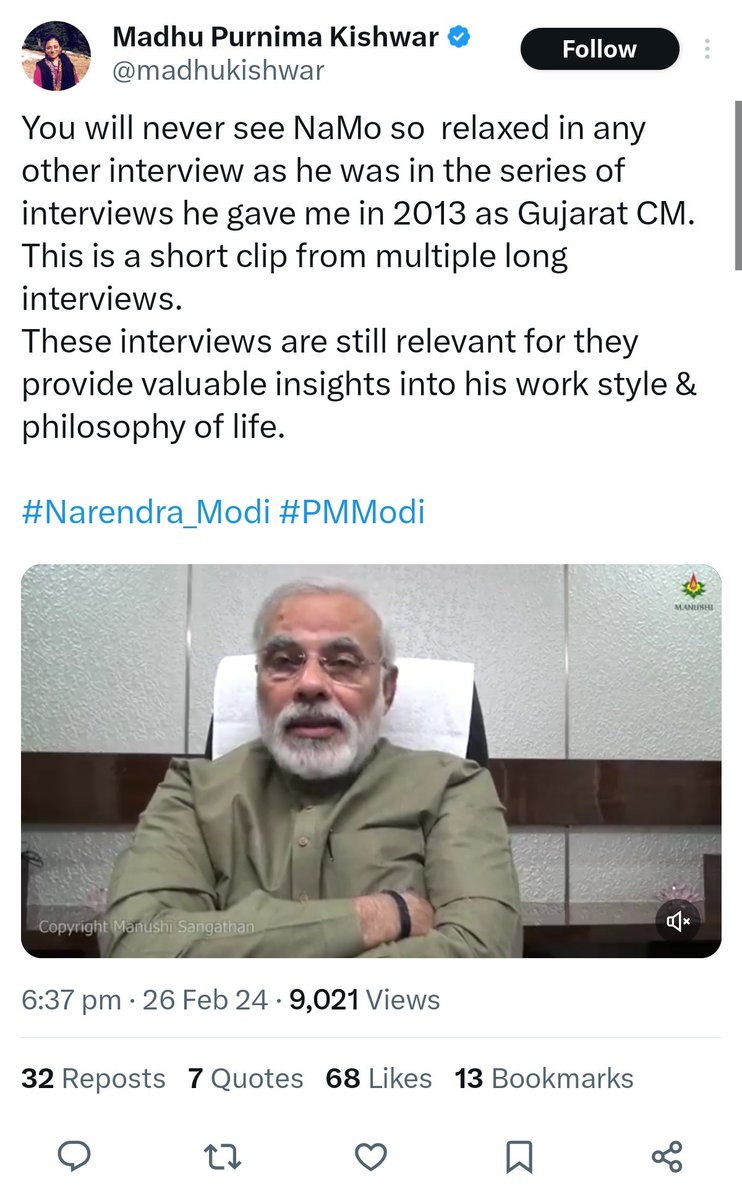 Madhu Kishwar claims she distanced from Narendra Modi since 2015 and ...