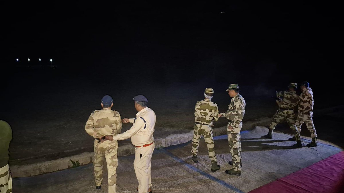 CISF Strengthens Night Combat Readiness CISF personnel at ASG Shimla ...