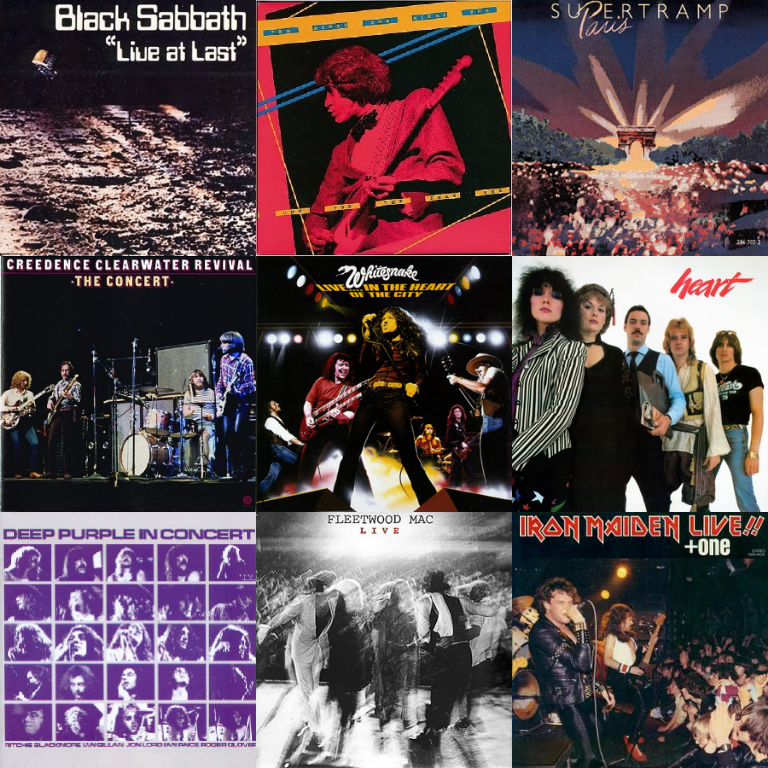 1980: which of these live albums are you selecting? 🎶🎸🥁🎤🎹 #BlackSabbath ...