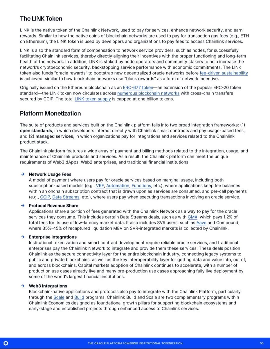 > token not needed The role the ERC-677 $LINK token will play in the ...