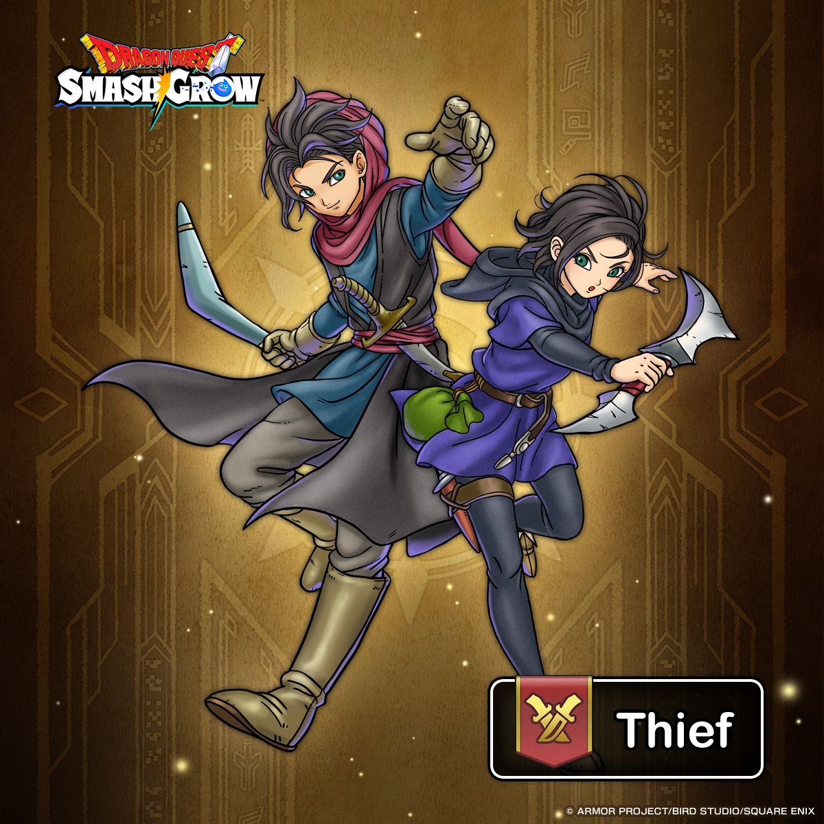 #DQSG Vocation Intro — Thief Nimble fighters who play fast and loose ...