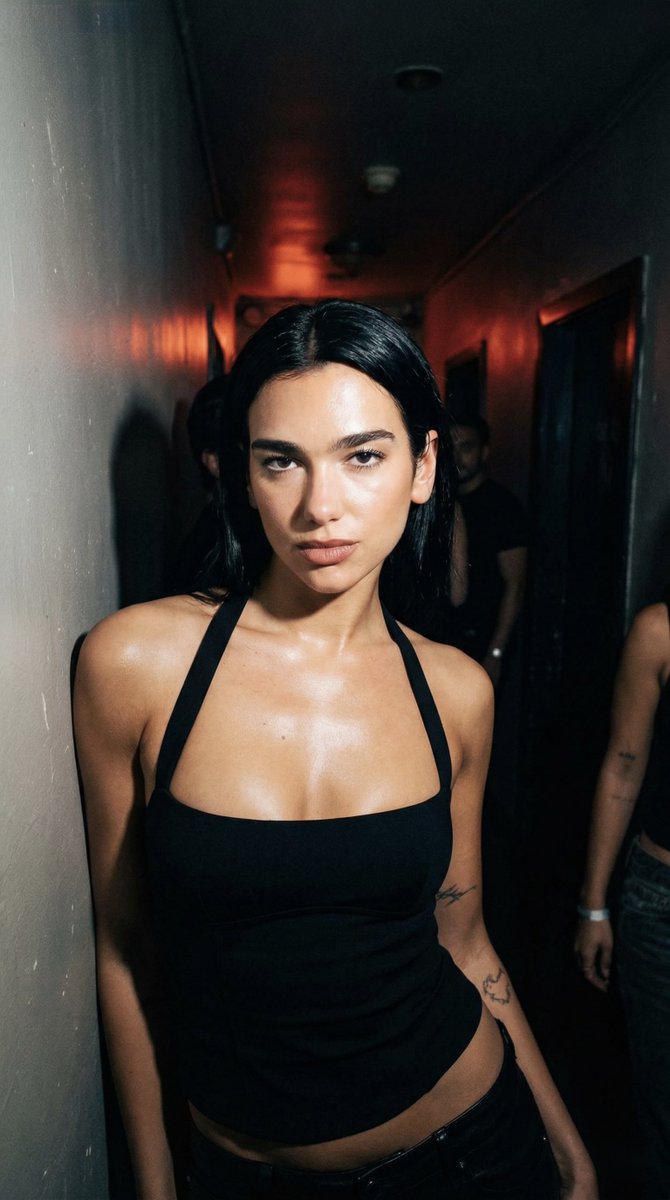 you walked into the wrong night Dua Lipa with Google Nano Banana Pro ...