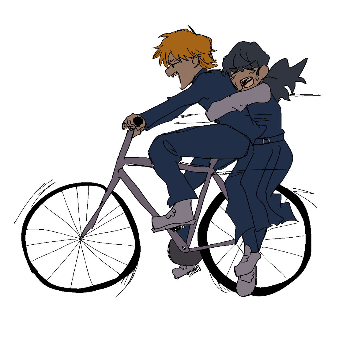 remembered this asaden fanart i made during the aquarium chapter.....