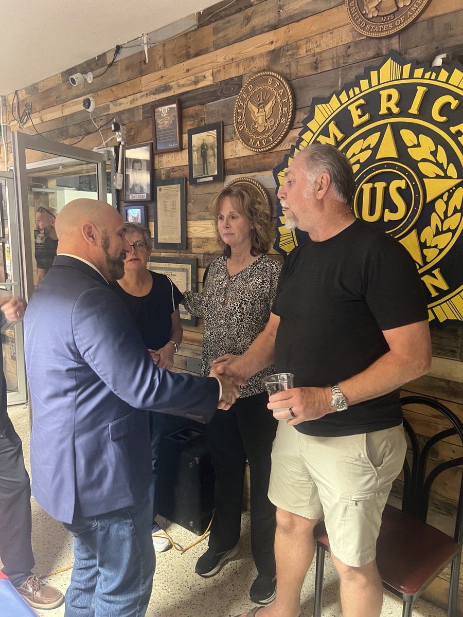 Great time in Okaloosa County connecting with veterans at the American ...