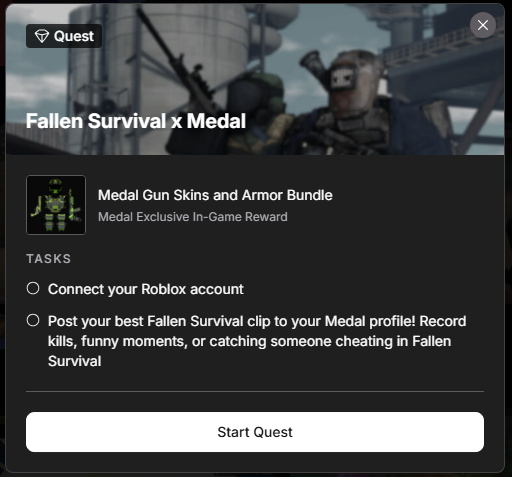 Fallen Survival on Roblox has new exclusive in-game rewards available ...