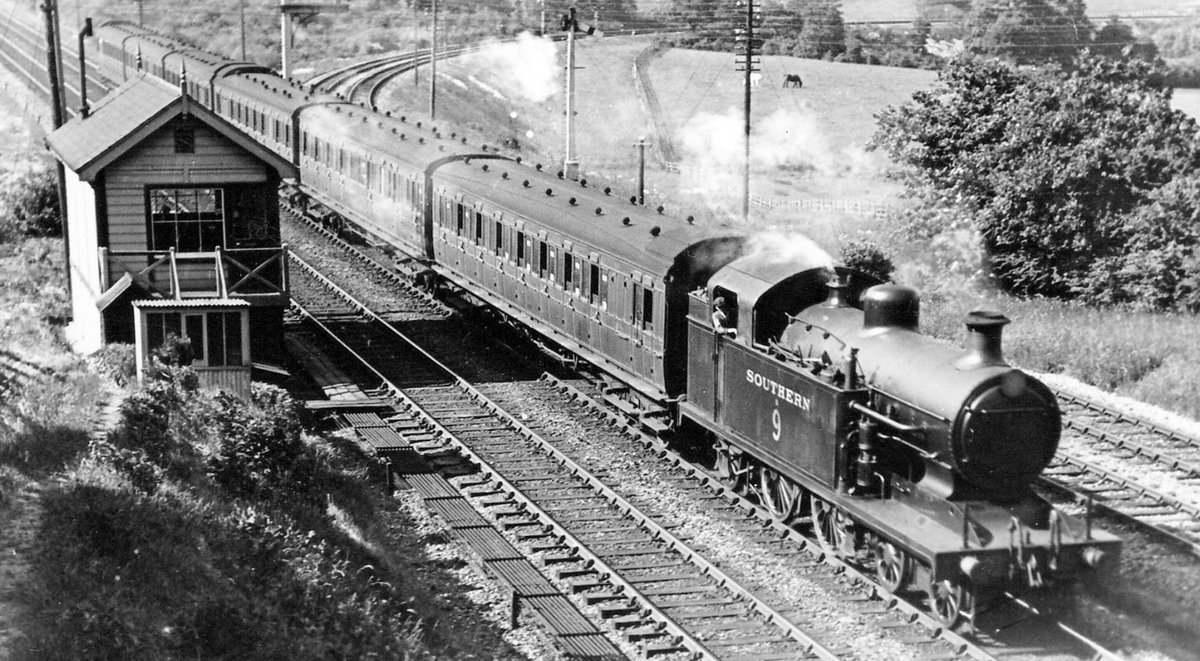 B9 on a London–Brighton stopping train, at Copyhold Junction near ...