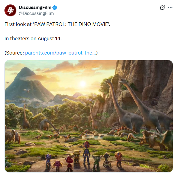 Ngl if you watch that drooling baby movie just because it has dinosaurs ...