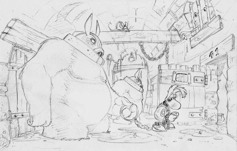 The Rayman Raving Rabbids concept art is very interesting, but seeing ...