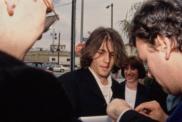 Johnny Depp attended the 1992 Independent Spirit Awards, at the Raleigh ...