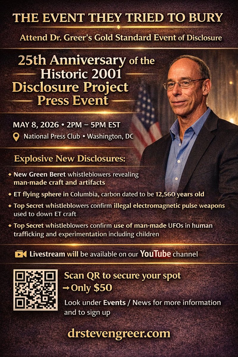 Be a part of HISTORY!!!! Come to the National Press Club - May 8th ...