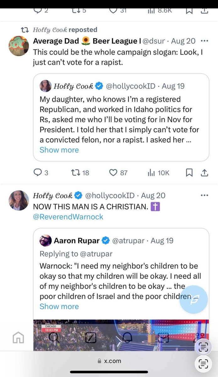 Holly "Homewrecker" Cook wants to replace strong conservative Ryan ...