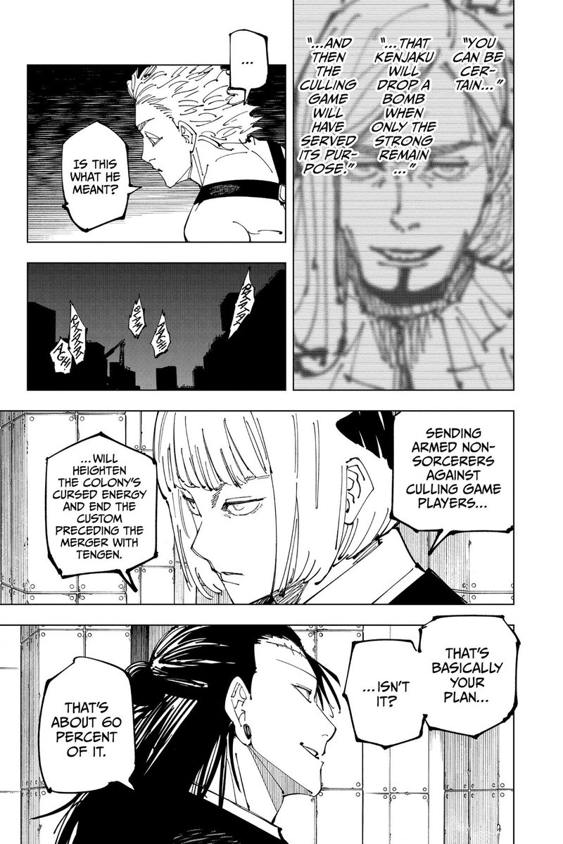 And most importantly, 3) It was HUMOROUS Reggie rambling abt Kenjaku ...