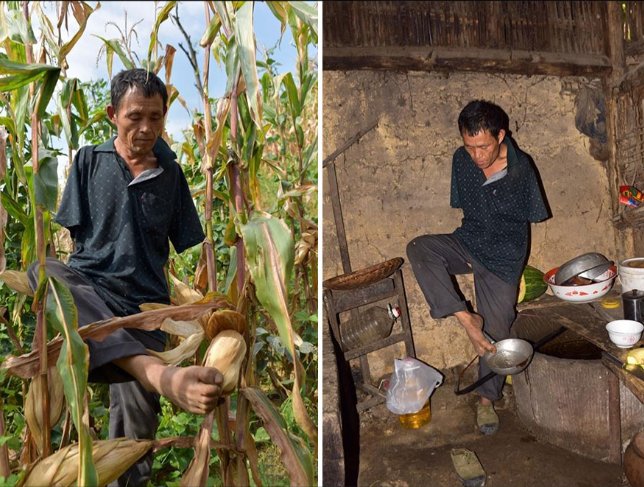 🚨 THE CHINESE FEET FARMER STORY.... Chen Xinyin was born in a poor ...