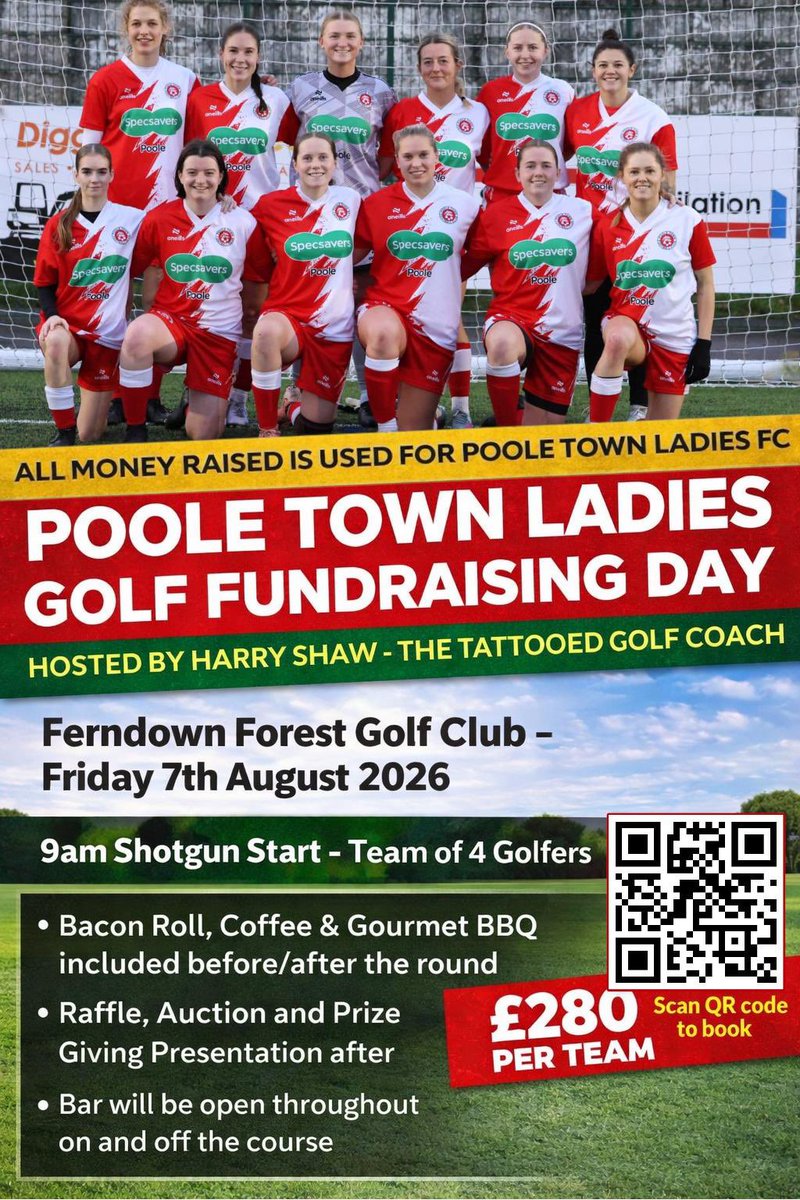 Poole Town Ladies Golf Day ️🏌️ Entries are now officially open for the ...