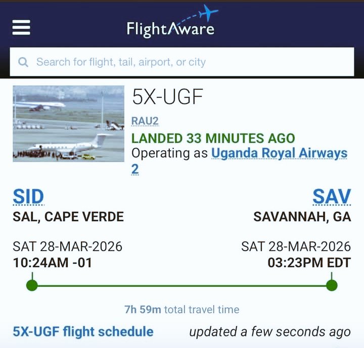 🇺🇬 Rumours of sickness and death in Uganda after the presidential jet ...