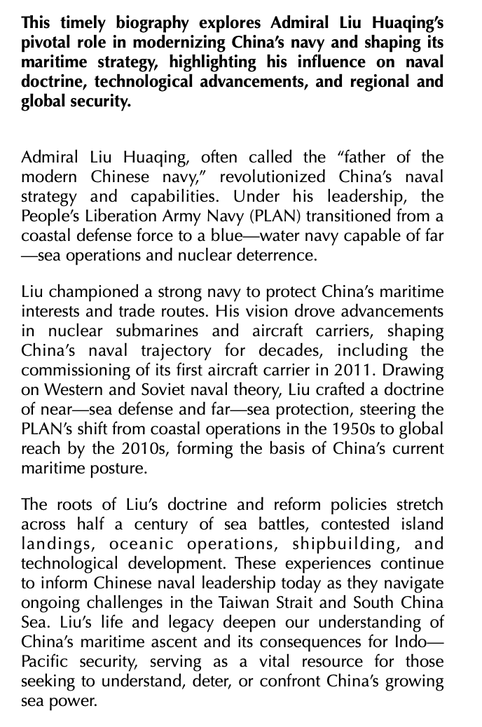 Xiaobing Li - China's Mahan Admiral Liu Huaqing and the Rise of the ...