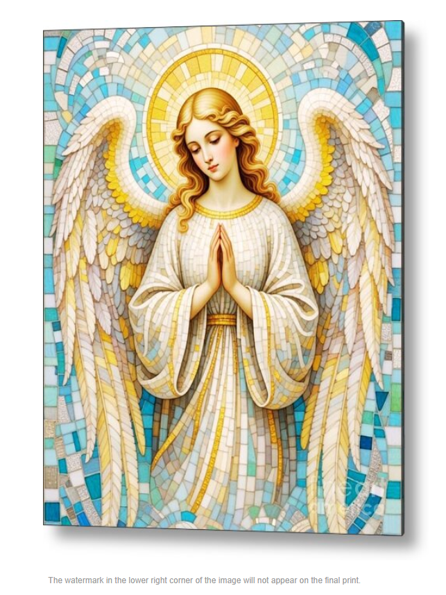 Quiet. Graceful. Comforting. “Angel of Gentle Prayer” captures a moment ...