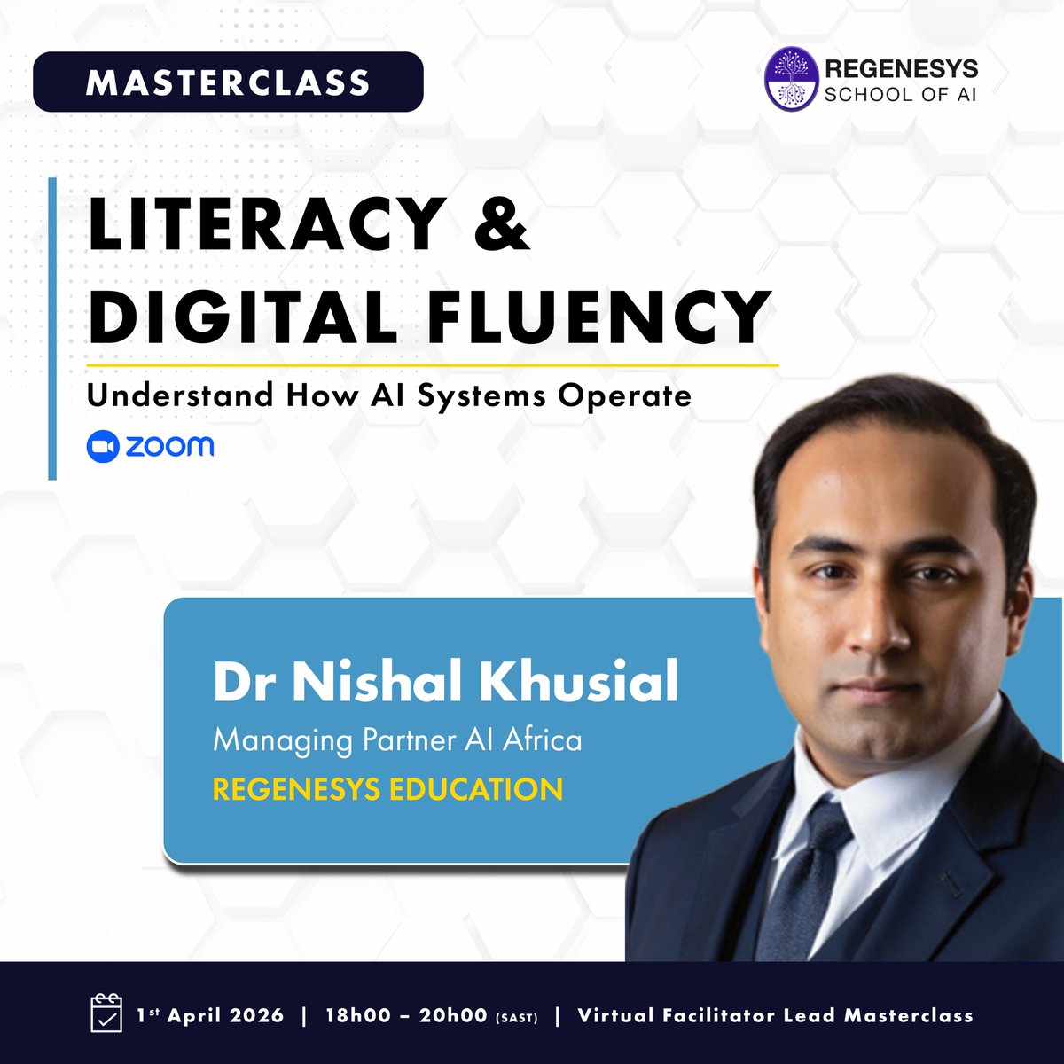 Due to high demand, the virtual AI masterclasses hosted by Dr Nishal ...